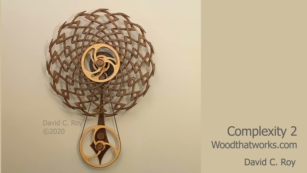 Complexity 2 Kinetic Sculpture by David C. Roy - YouTube