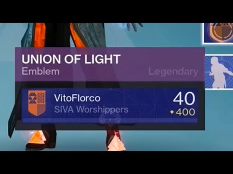 The rarest emblem in Destiny history 2024 Union of Light Destiny 1 ...