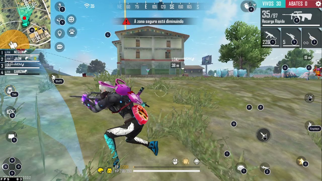PRIMEIRO DIA NO EMULADOR... FREE FIRE - YouTube