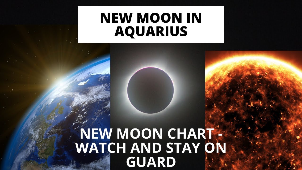 New Moon Chart - Important Dates & Times - YouTube