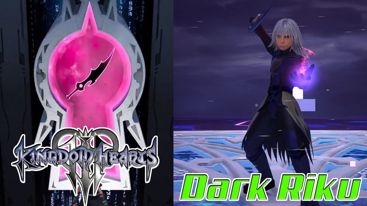 KINGDOM HEARTS 3 ReMind | Data Dark Riku - YouTube