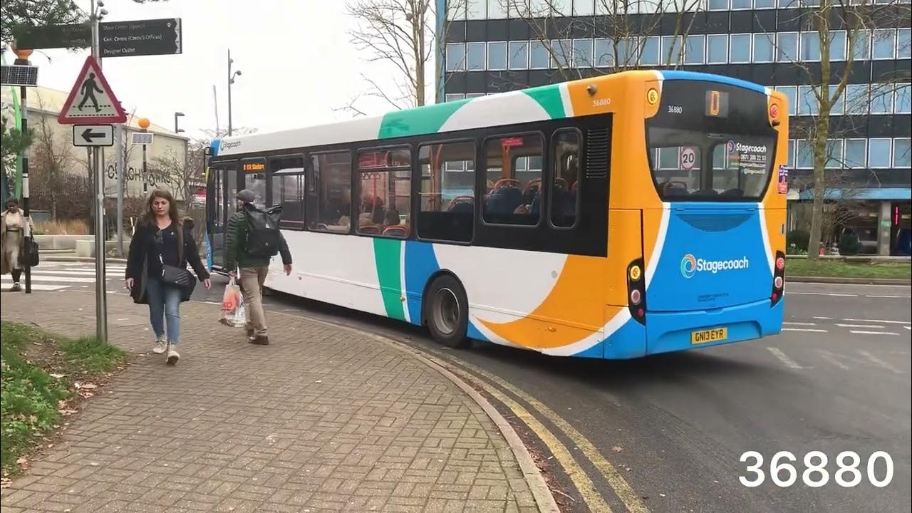 Buses At Ashford International Station - YouTube