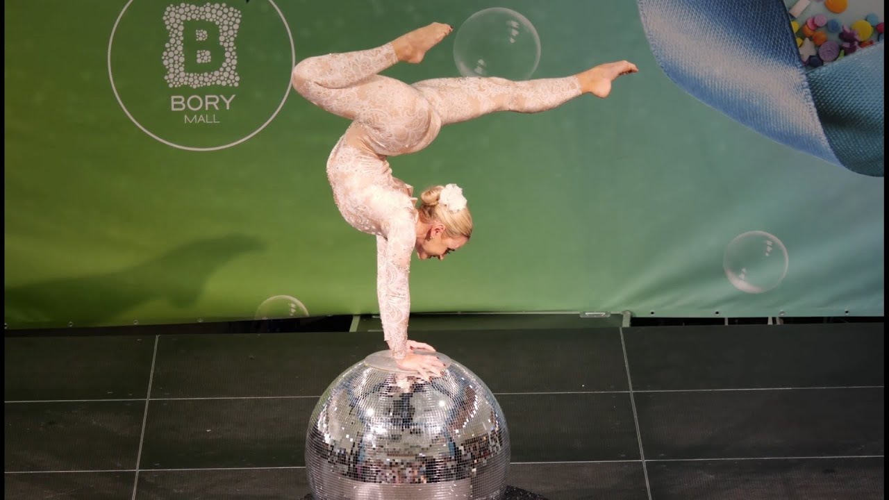 Contortion on ball - YouTube