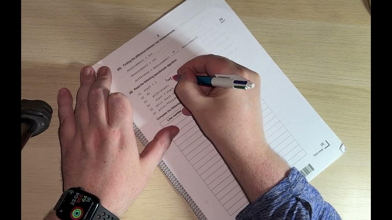 2023 OCR GCSE Computer Science paper two 2 ‘Algorithms & Programming’ past paper walkthrough ...
