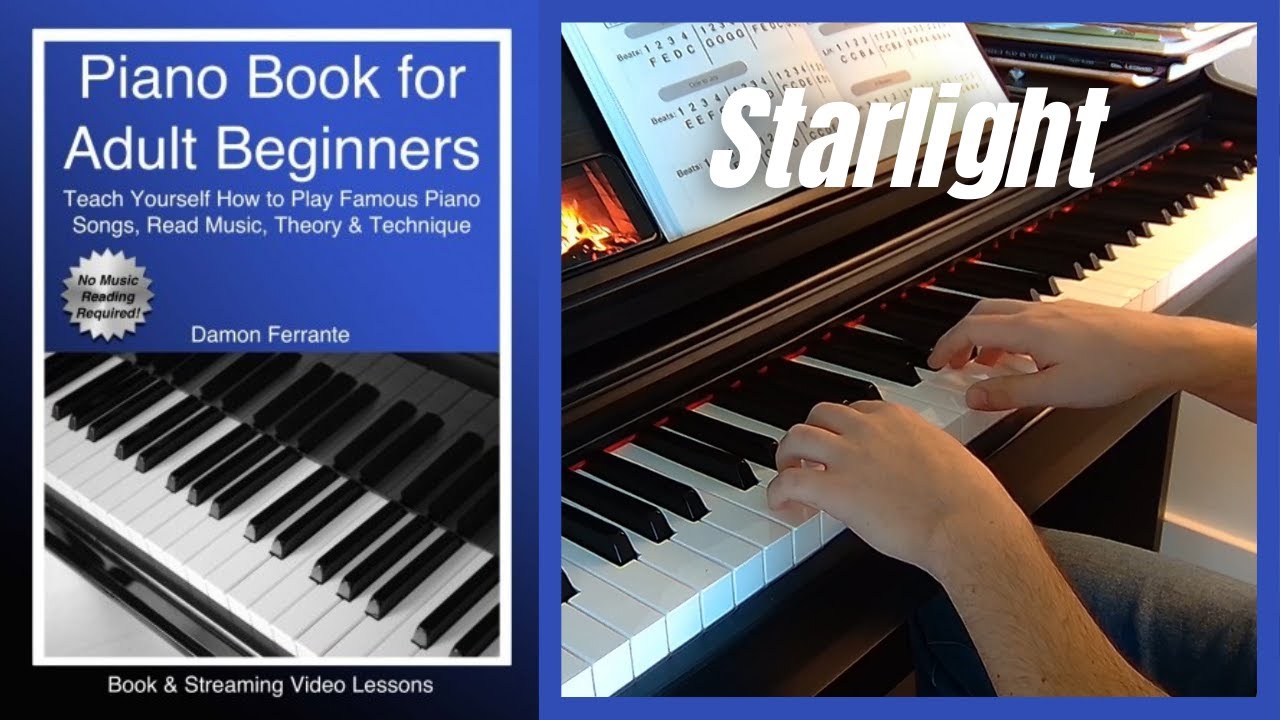 STARLIGHT || Damon Ferrante Piano Book for Adult Beginners - YouTube
