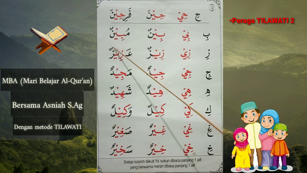 Belajar Tilawati 2 Hal 15 bersama MBA (Mari Belajar Al-Qur'an) #Ilmu # ...