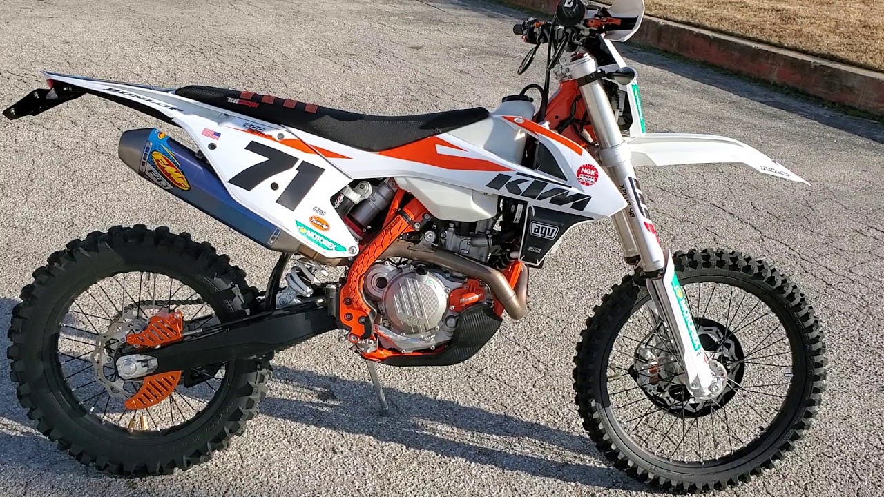 KTM 500 EXC-F 2019 Walkaround and FMF 4.1 Sound - YouTube