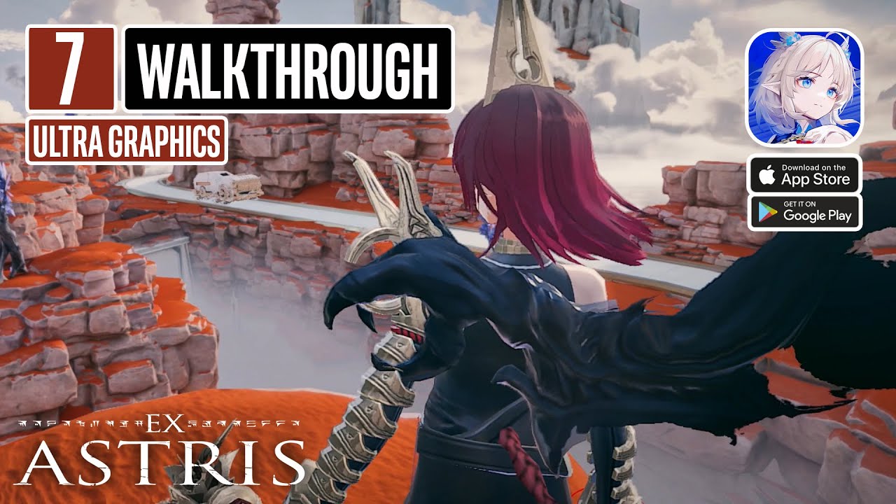 EX ASTRIS Walkthrough Part 7 - Scoured Road, BOSS Shadarrish Woman ...