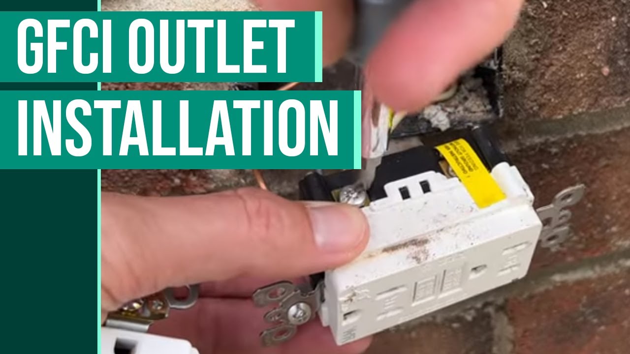 How to Install GFCI Outlet - YouTube