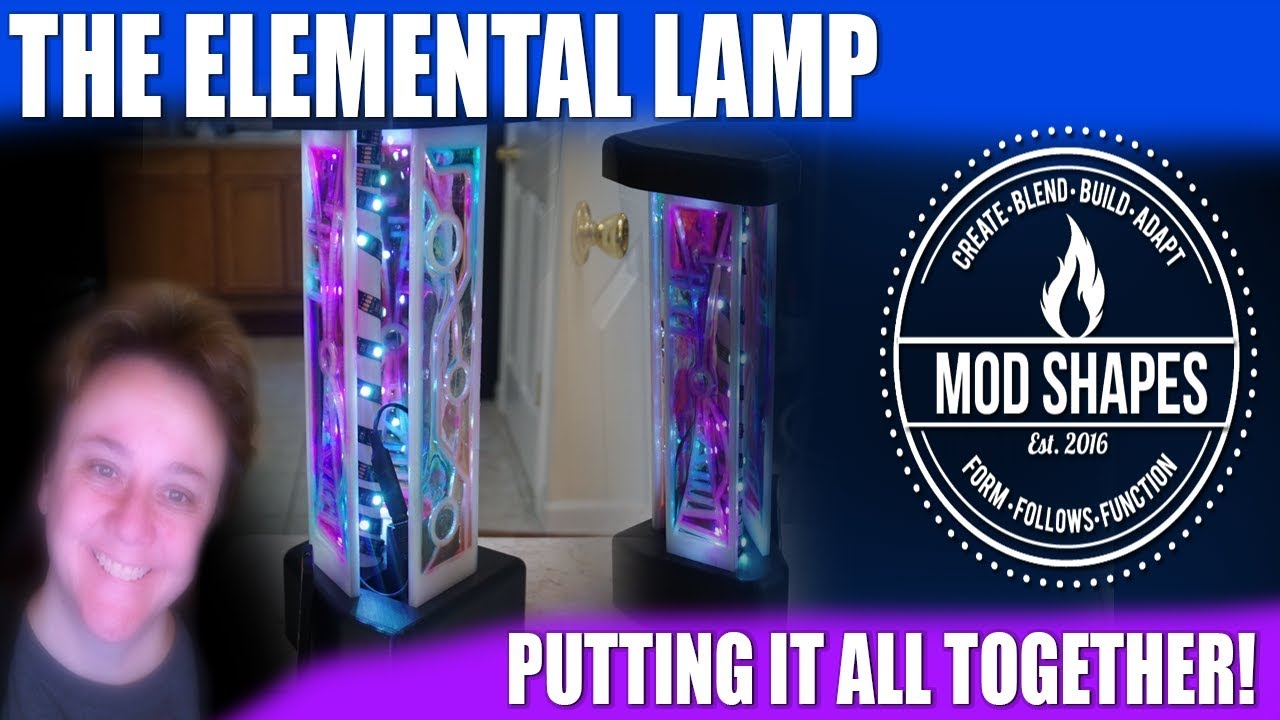 Making a Custom 3d Printed Color Changing LED Lamp - YouTube