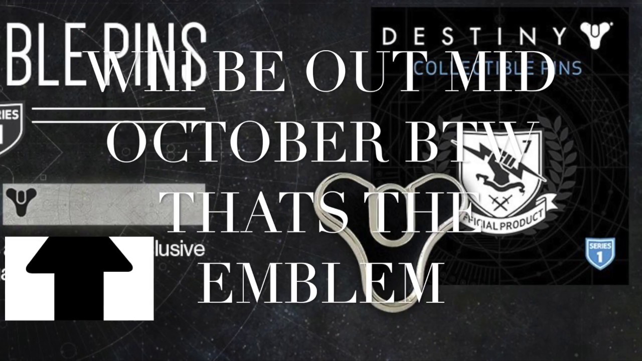 DESTINY 2 TRICORN COLLECTIBLE PIN AND EMBLEM UNBOXING PART 1 - YouTube