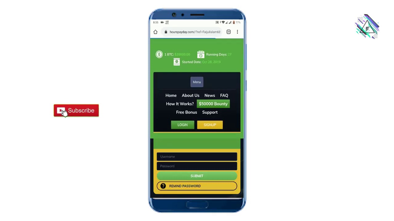 Free bitcoin with payment proof Sign up and instant withdrawal - YouTube
