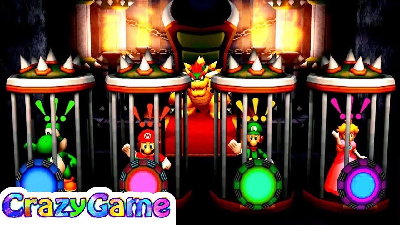 Mario Party The Top 100 - Cage in Cookin w/ other Minigames Gameplay ...