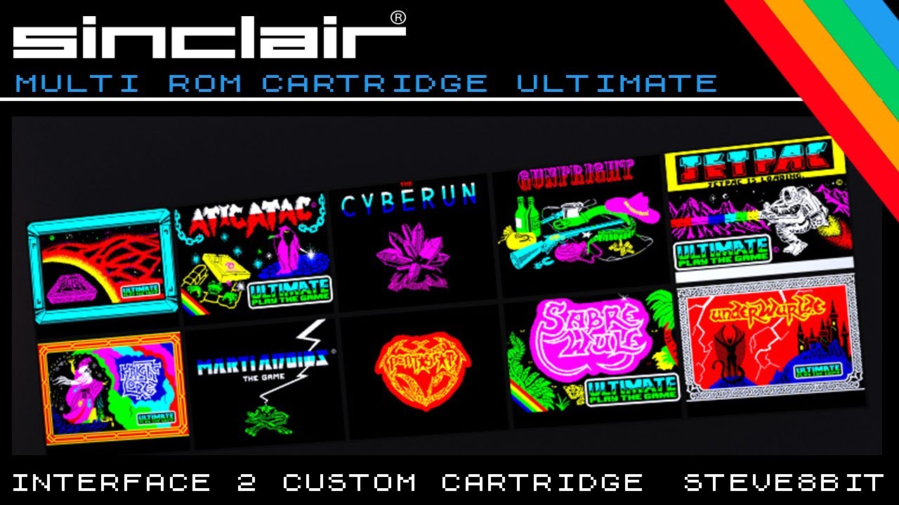 Sinclair ZX Spectrum 48k Rom Cartridge - Ultimate Collection - YouTube
