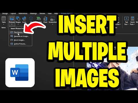 How To Insert Multiple Images In Microsoft Word - Step By Step