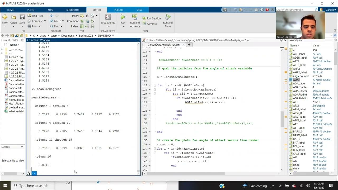 Carson Bistline Data Analysis Script ENME489D - YouTube