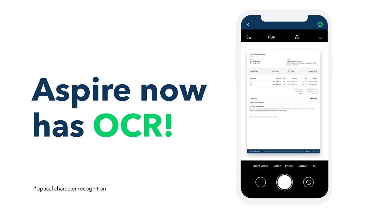 Capture Receipt Details Instantly With Aspire’s OCR Capabilities - YouTube