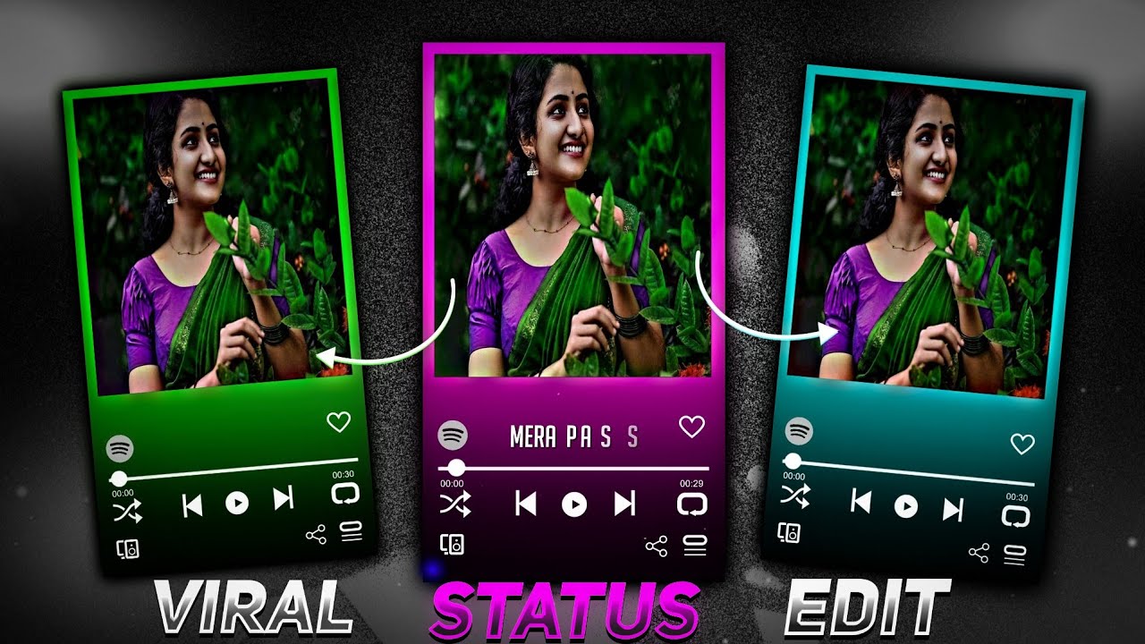 New viral spotify Music player lyrics video editing | Alight Motion ...