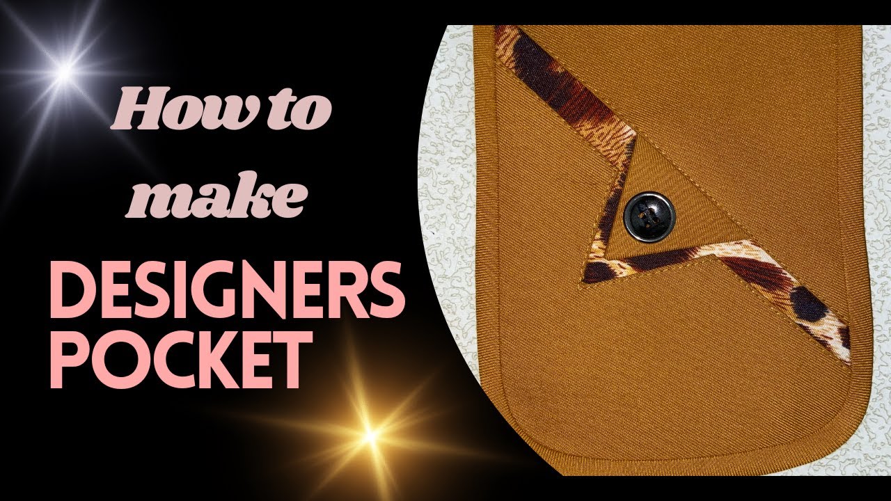 HOW TO MAKE DESIGNERS #POCKET - YouTube