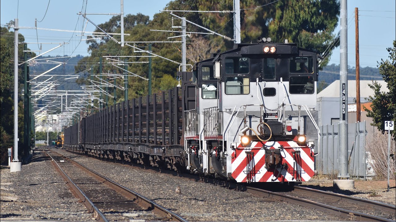 UP/Caltrain welded rail trains on the Peninsula Corridor | Double ...