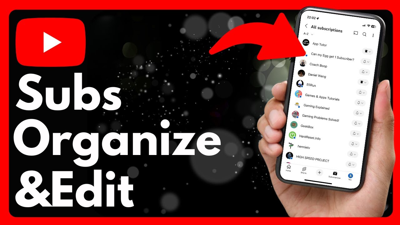 How To Edit And Organize Subscriptions List On YouTube (2025) - YouTube