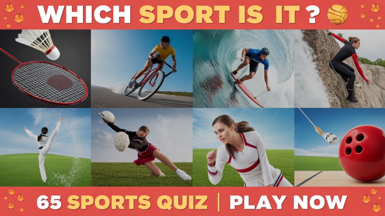 Ultimate Sports Quiz - Guess The Sport From The Picture! - YouTube