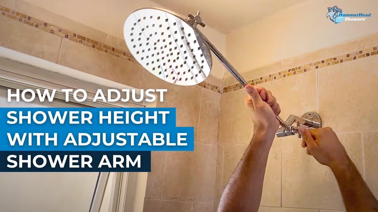 How to Adjust the Height of Your Shower with a Durable Adjustable ...
