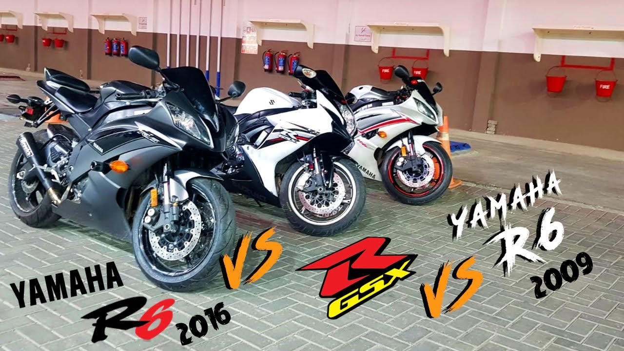 yamaha r6 vs suzuki GXSR vs Yamaha r6 2009 | Yamaha vs Suzukui GXSR ...