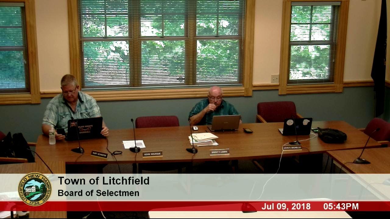 Board of Selectman 7/9/18 - YouTube