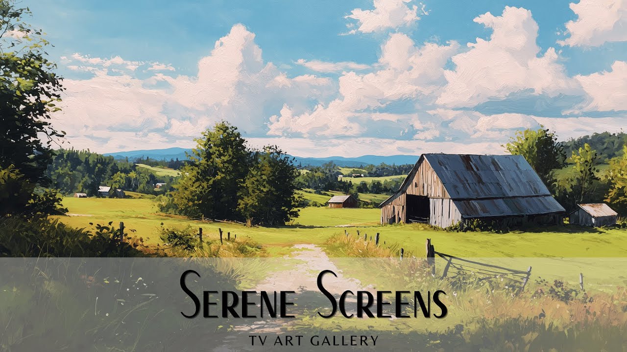 Summer Day On The Farm In The Country - TV Art Display, Screensaver ...