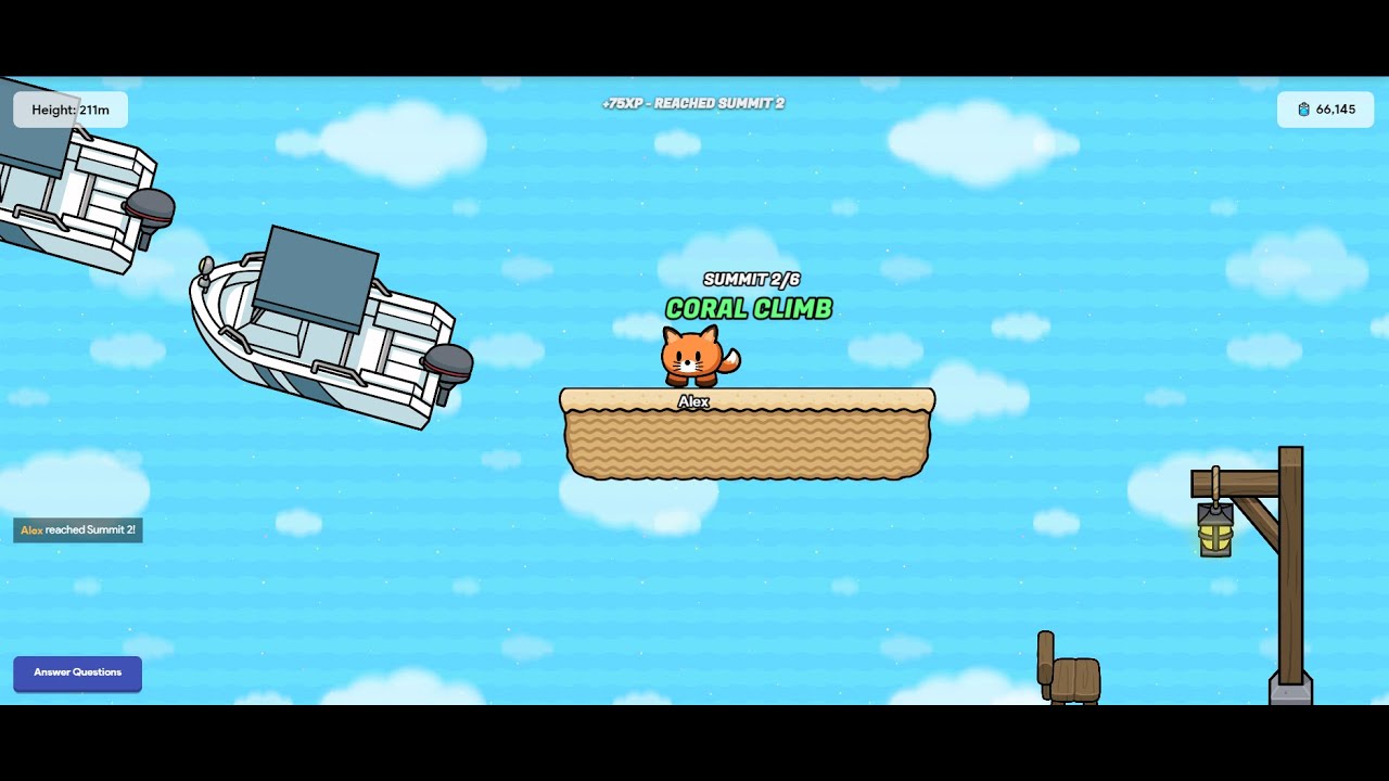 Gimkit Don't Look Down Speed Run Summit 1:09.50 IGT: 1:28 - YouTube