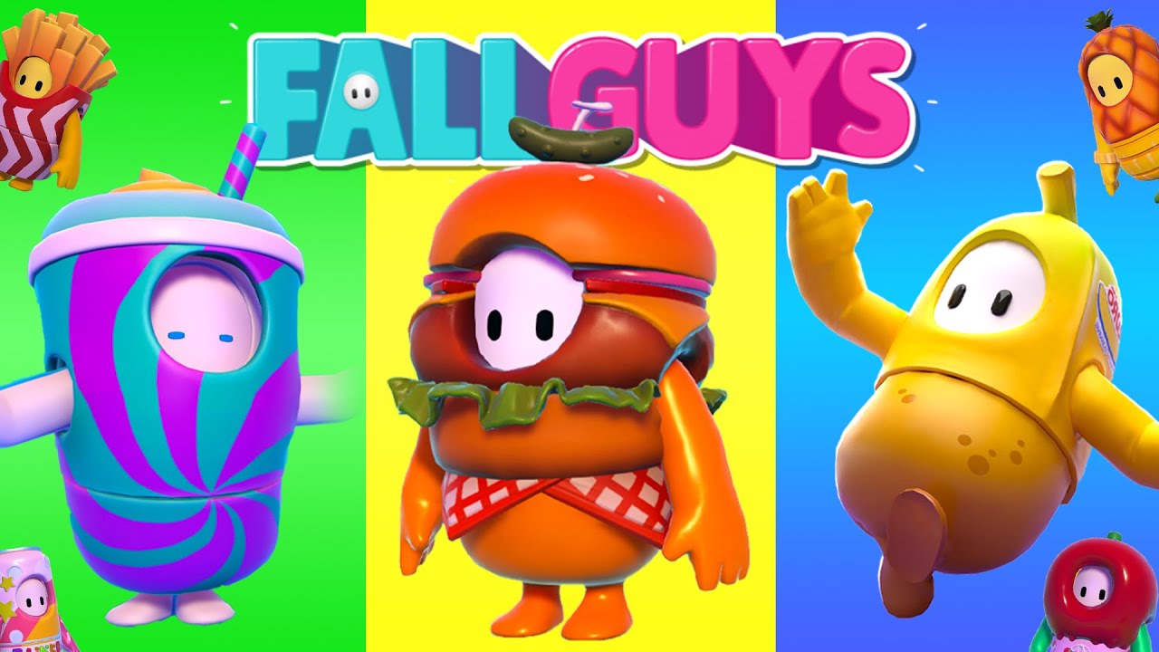 Fall Guys Food Skins - YouTube
