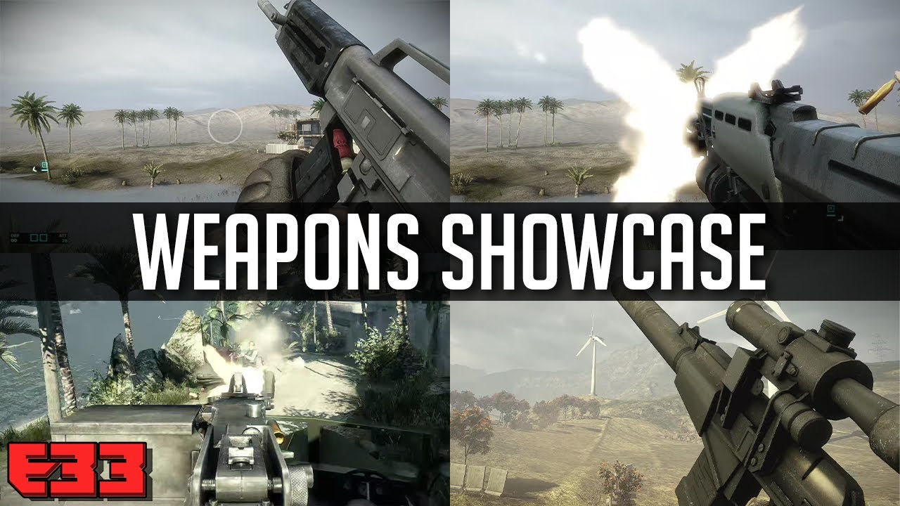 Battlefield: Bad Company 2 - All Weapons Showcase (With Real Names ...