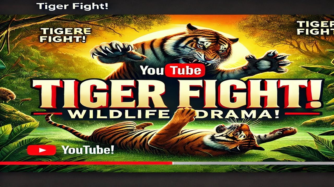 Epic Tiger Fight Over Food | Mufasa and The Lion King Join the Action ...