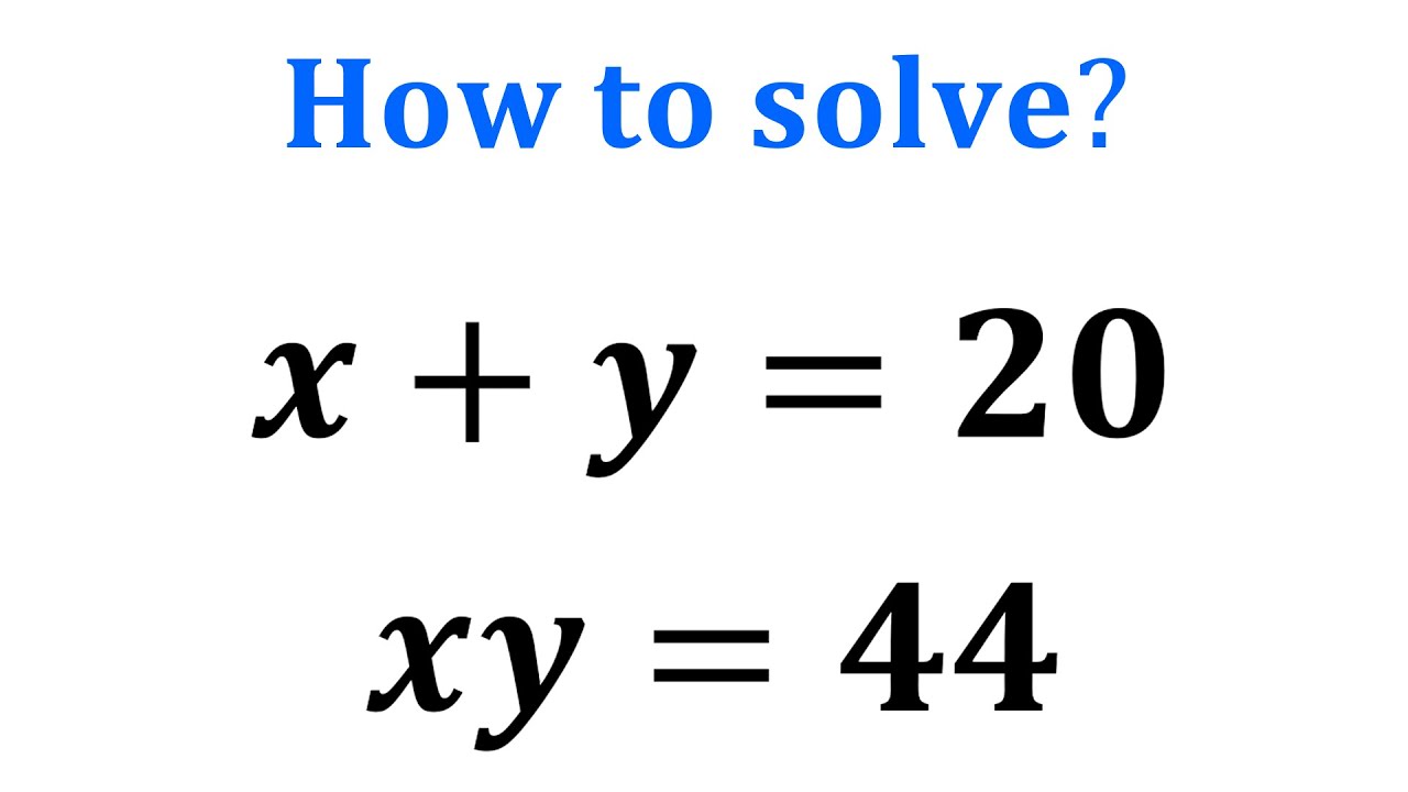 Japanese Math Olympiad Question - YouTube