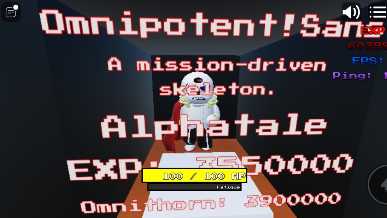 Showcasing Omni sans and omnithorn in Sans Multiverse battles 2 [Roblox ...