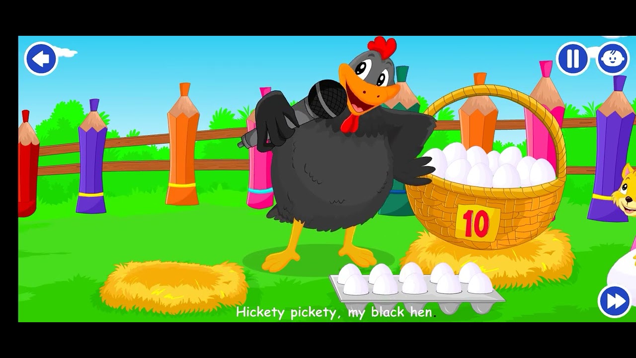 Hickety Pickety , My Black Hen Rhymes. - YouTube