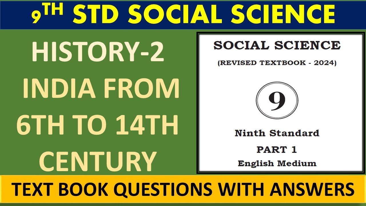 9TH STD SOCIAL SCIENCE HISTORY 2 INDIA FROM 6TH TO 14TH CENTURY YouTube 9th-std-social-science-history-2-india-from-6th-to-14th-century-youtube
