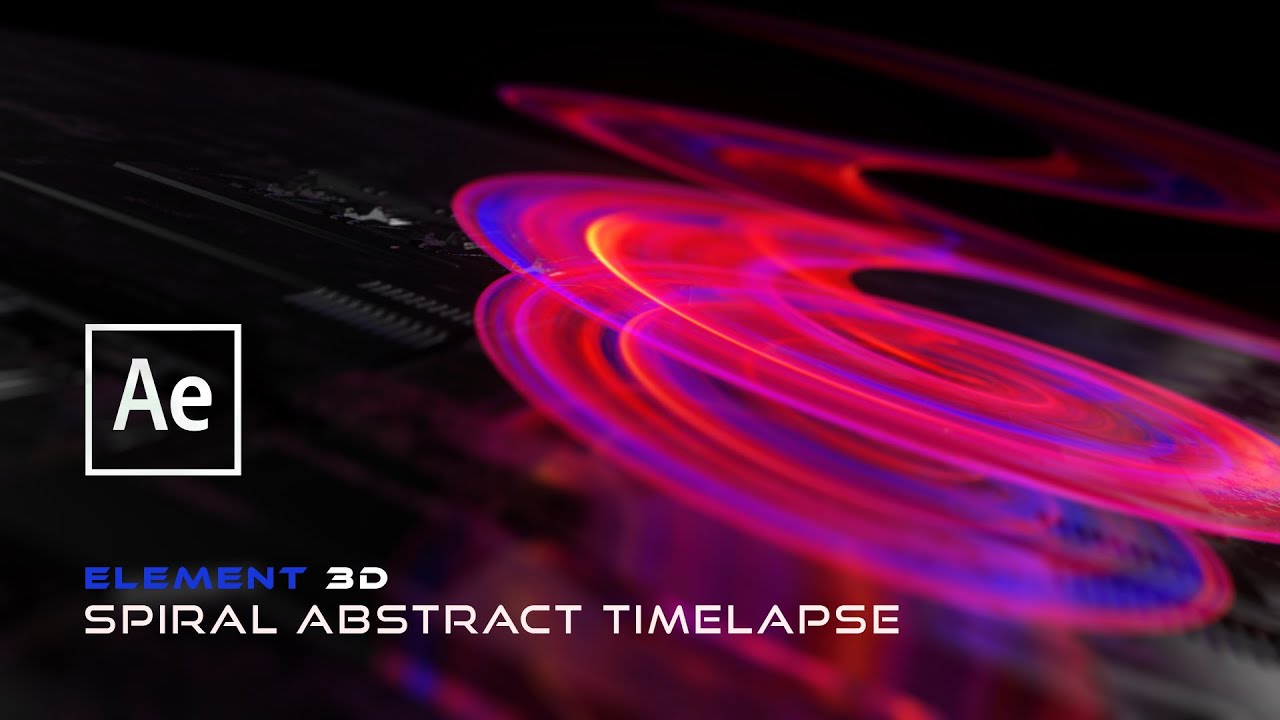 Element 3d Tutorial |Element 3D Spiral Abstract Tutorial - YouTube