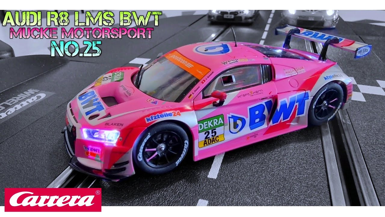 Carrera Digital Audi R8 LMS BWT No.25 - Mucke Motorsport #carrera - YouTube
