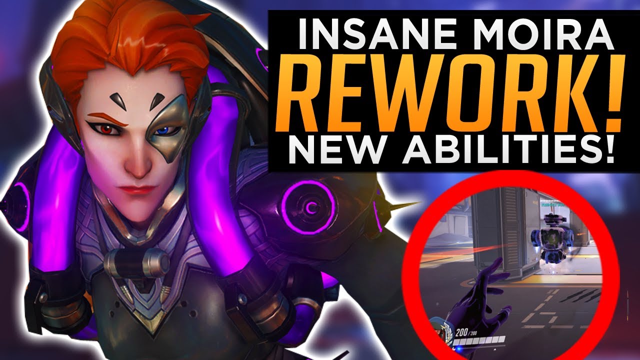 Overwatch: INSANE Moira Rework! - NEW Overpowered Abilities! - YouTube