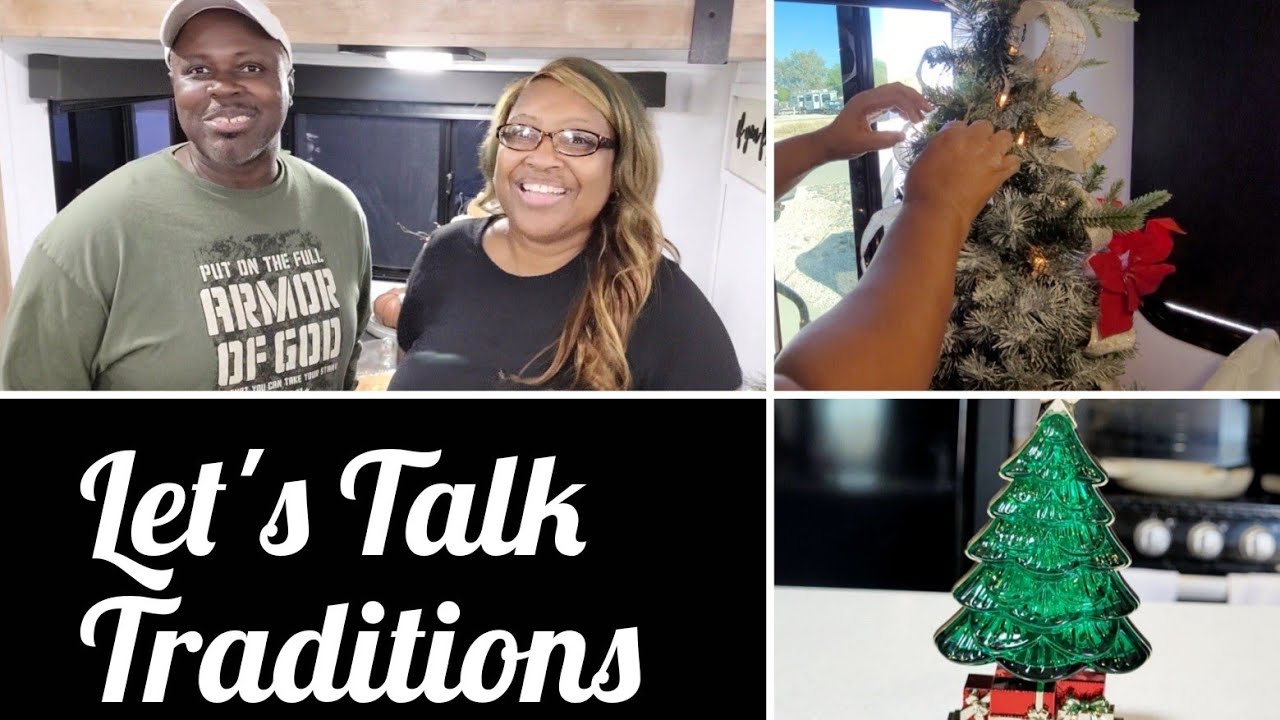 Let's Talk Christmas Traditions | Decorating the RV - YouTube