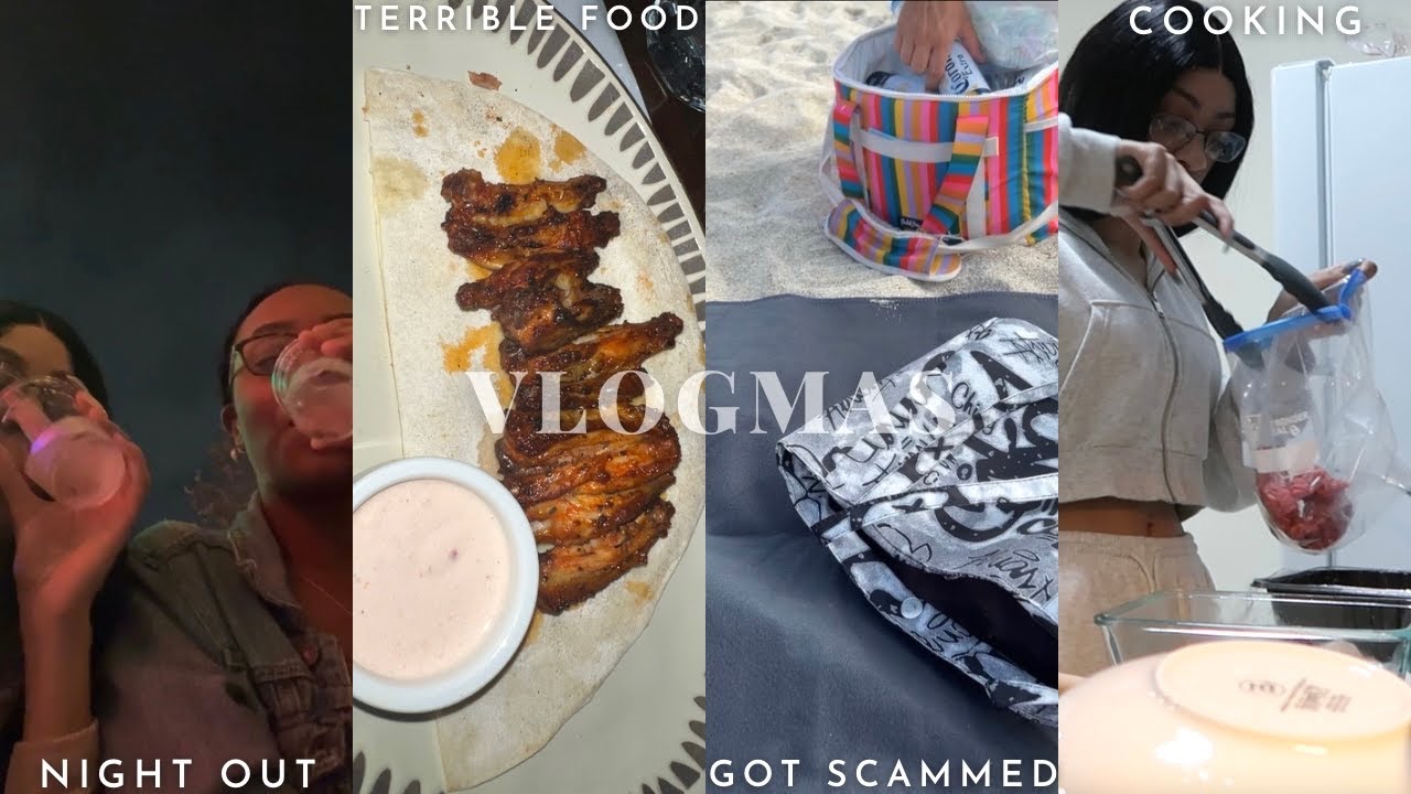 VLOGMAS: night out in Miami, terrible restaurant, scammed on the beach ...