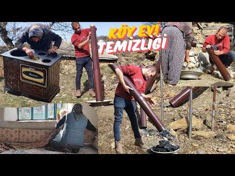 SOBANIN KURUMLARINI TEMİZEDİK KIŞIN EN ZORLU GÖREVİ