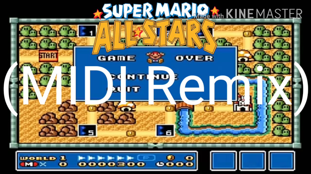 Super Mario All-Stars - SMB3 Game Over (MIDI Remix) - YouTube