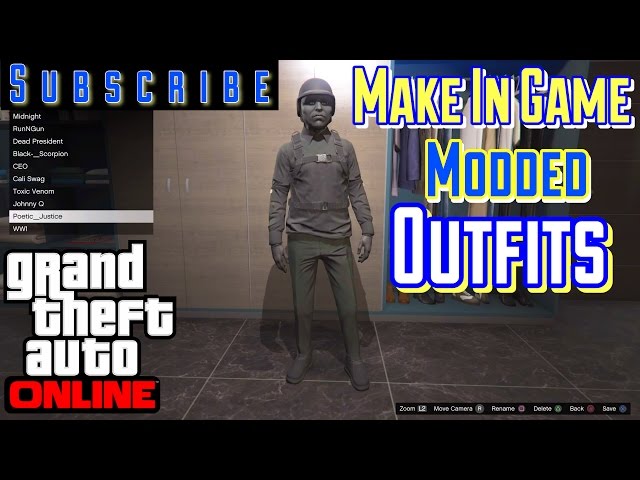 Gta Online Character Clothes