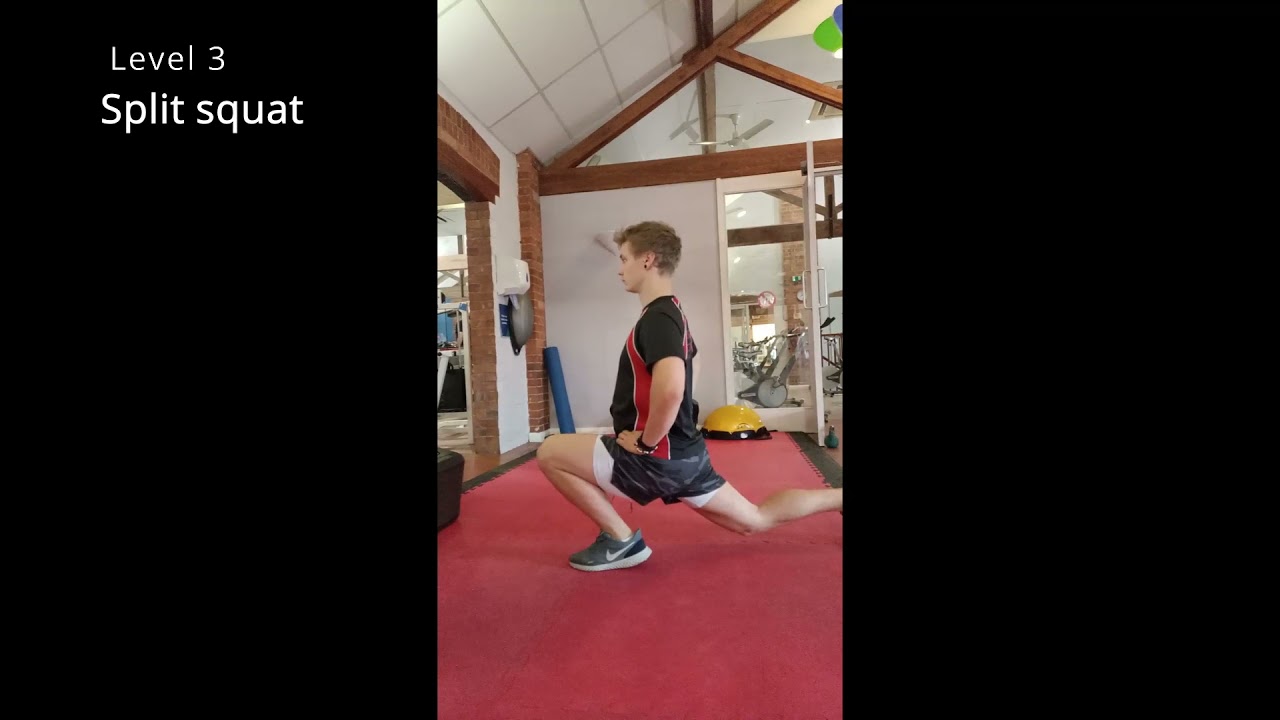 Split squat & progression variations - YouTube