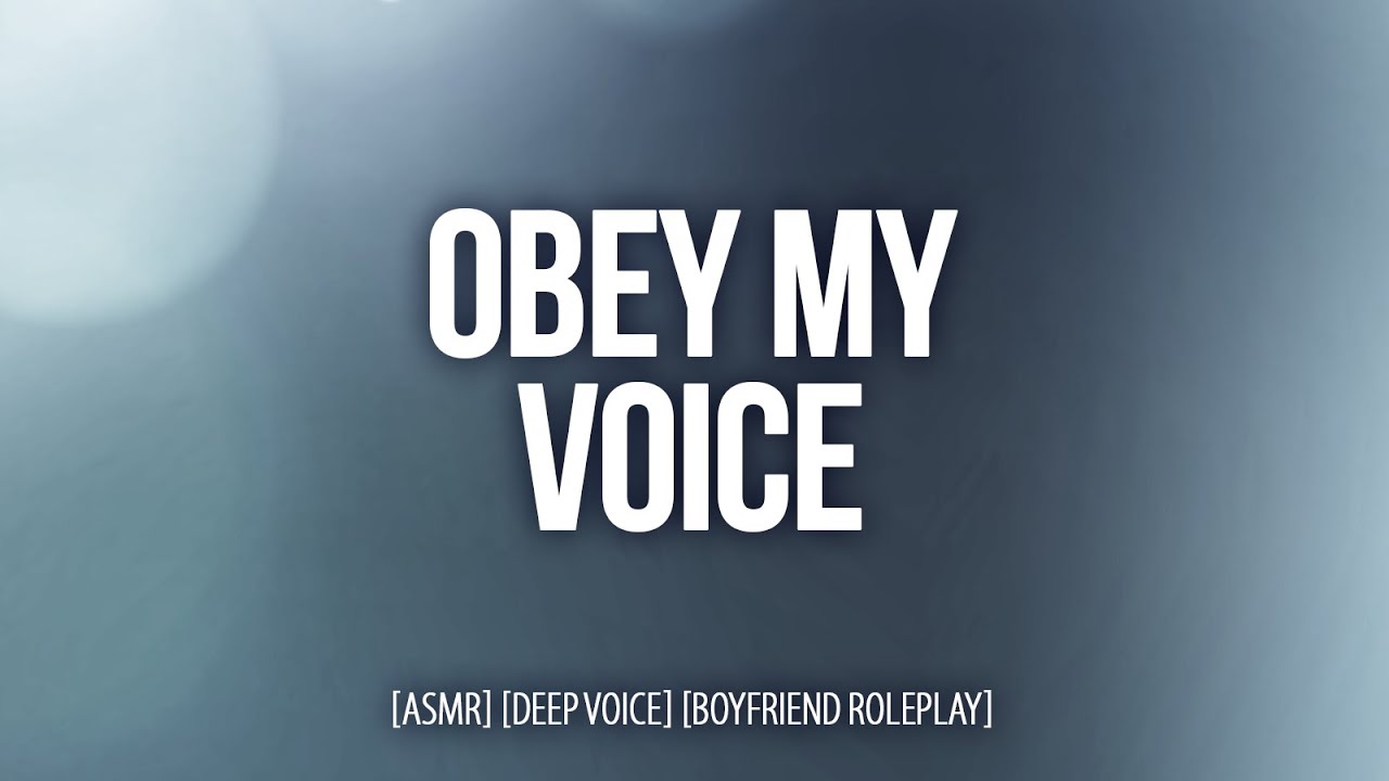 Sensual Domination: Deep Voice ASMR Relaxation [ASMR] [Deep Voice ...