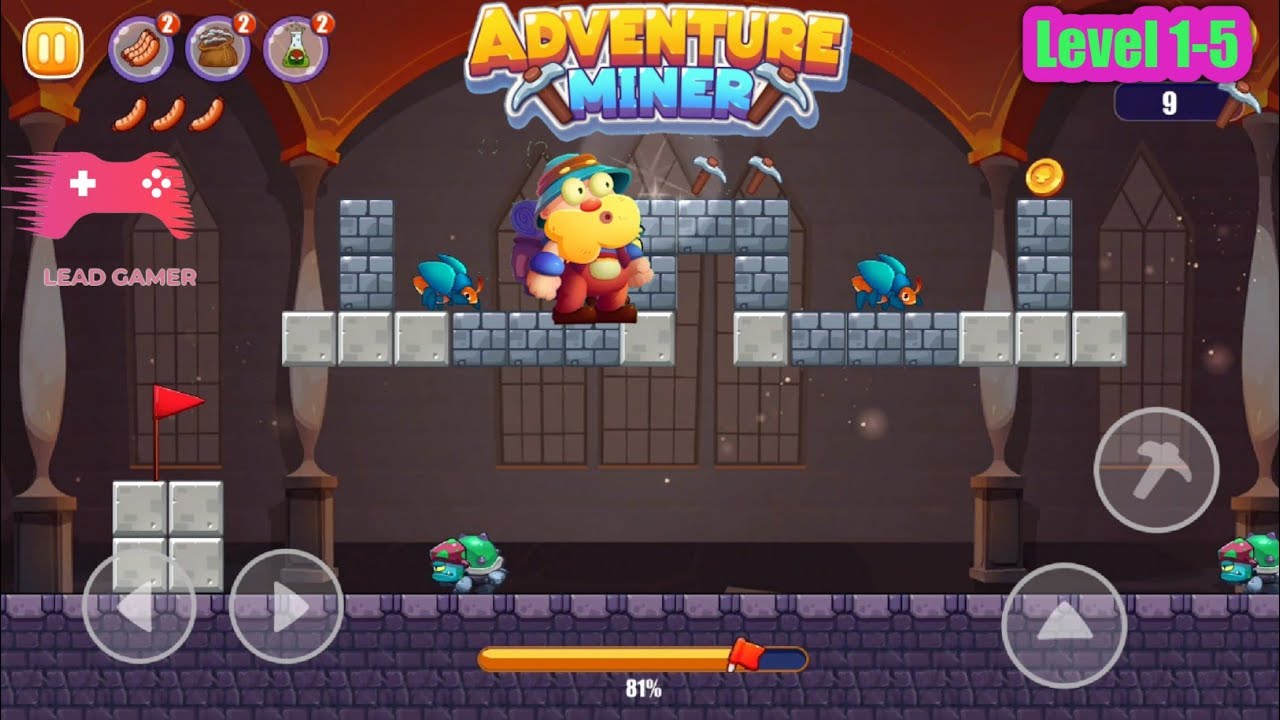 Miner Adventure Super Run Level 1-5 #games #gaming #gameplay - YouTube