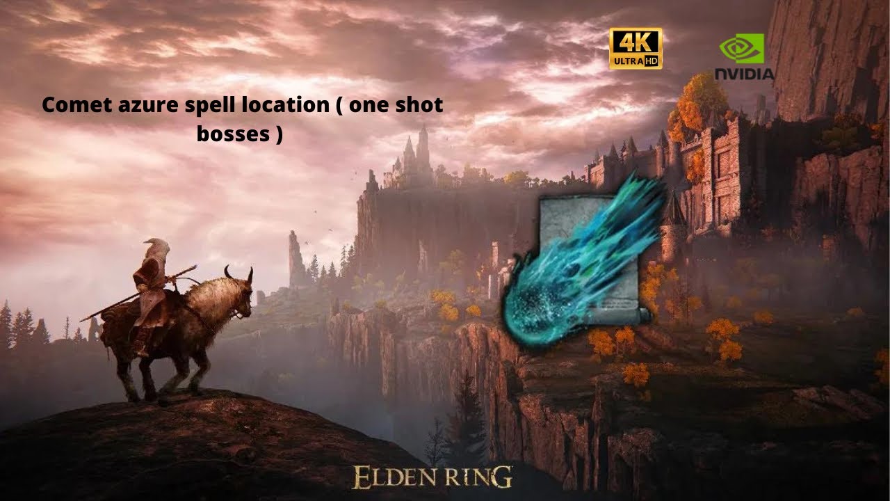 Elden Ring how to get the MOST OP SPELL - Comet Azur (best spell in the ...